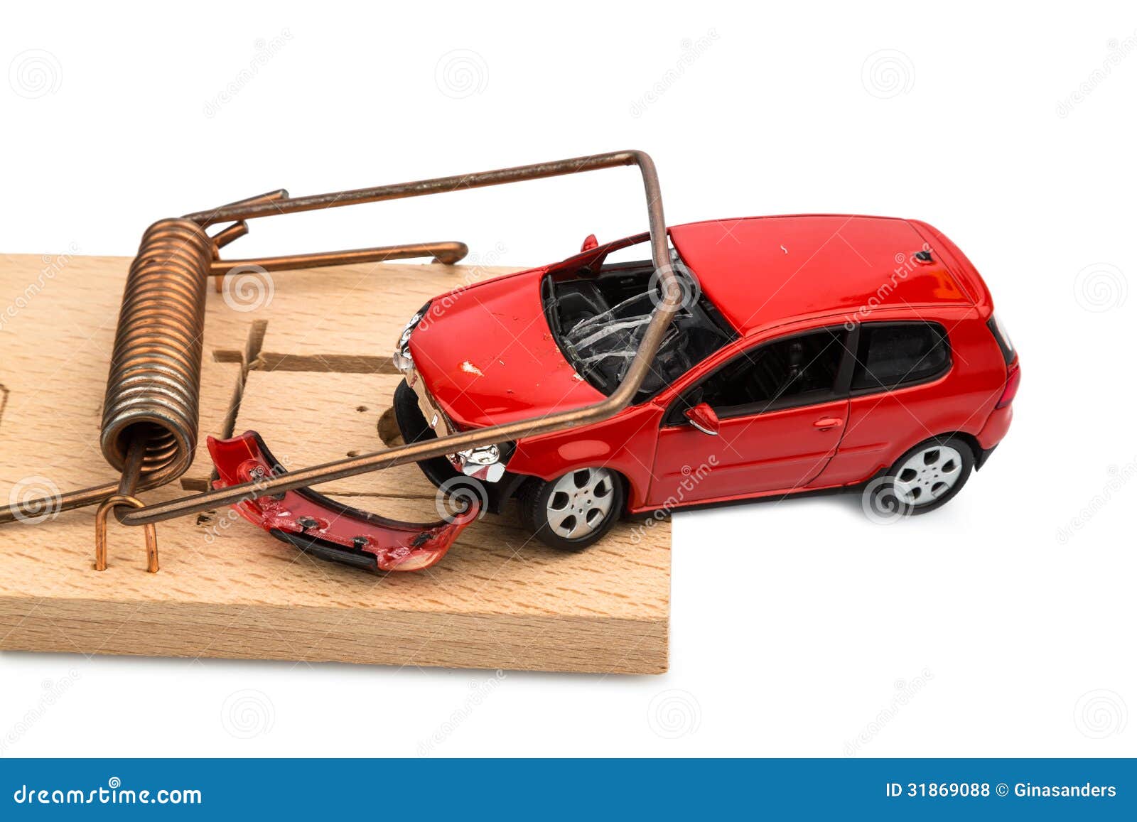 Coche Modelo En Una Ratonera Foto de archivo - Imagen de ocultado ...