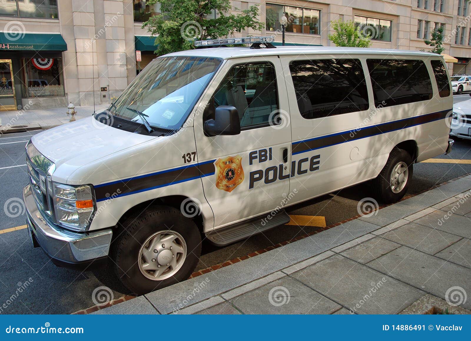 Coche policía del FBI foto editorial. Imagen de washington - 14886491