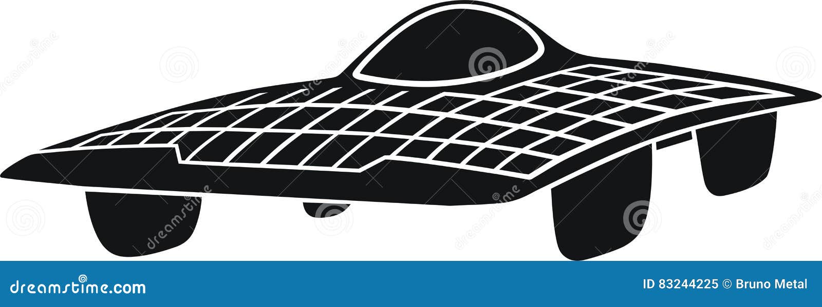 Coche Solar, Vehículo Solar Ilustración del Vector - Ilustración de ...