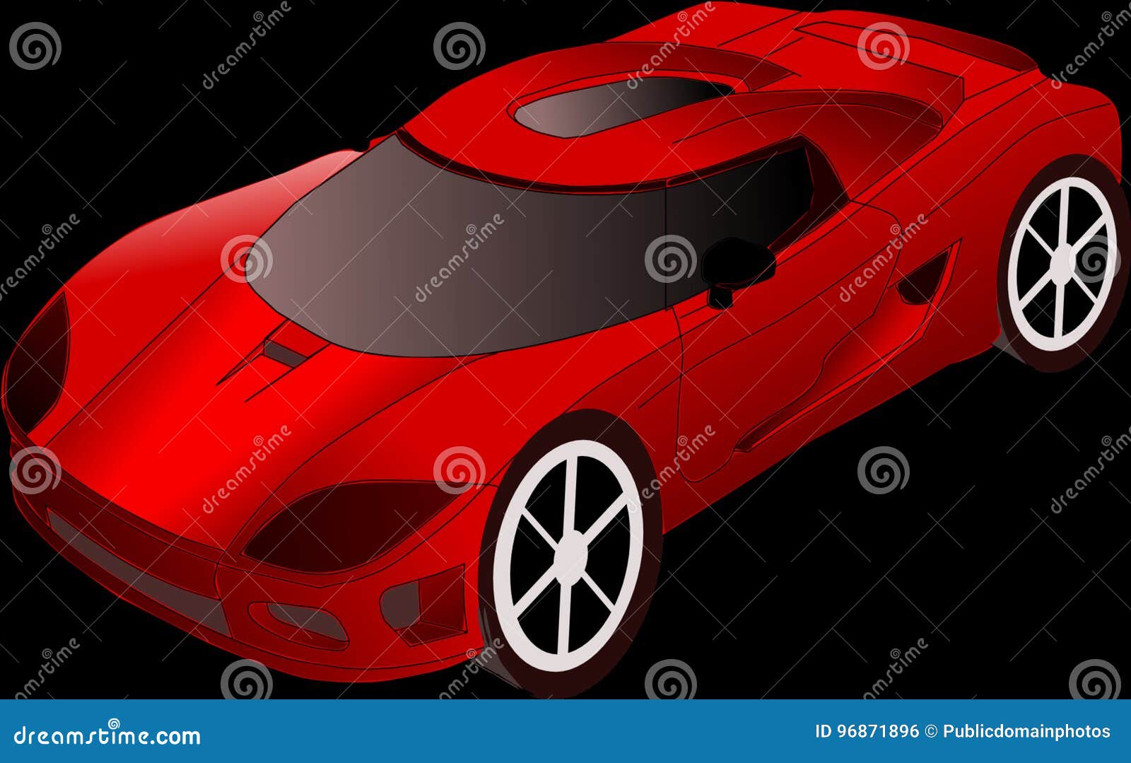 Coche, Veh?culo De Motor, Rojo, Veh?culo Imagen. Imagen: 96871896