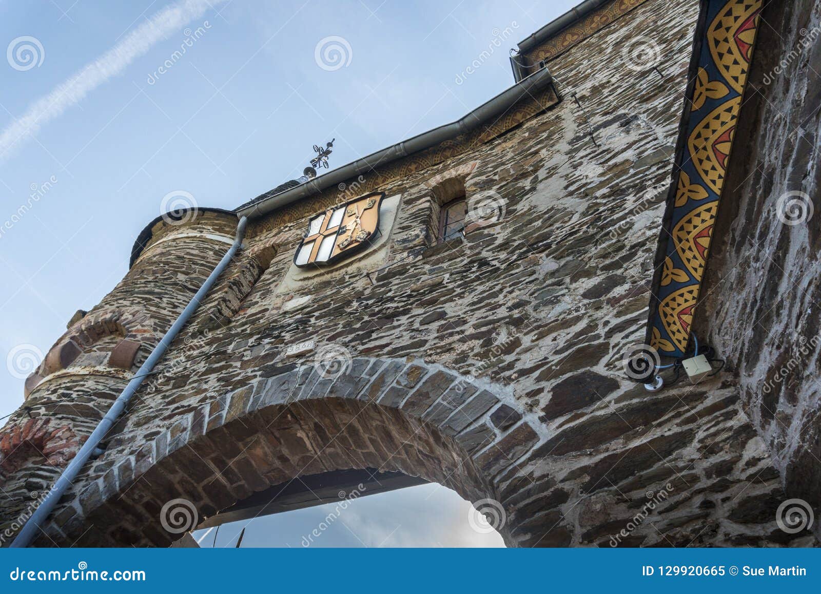Cochem Castle Gate editorial image. Image of ornate - 129920665