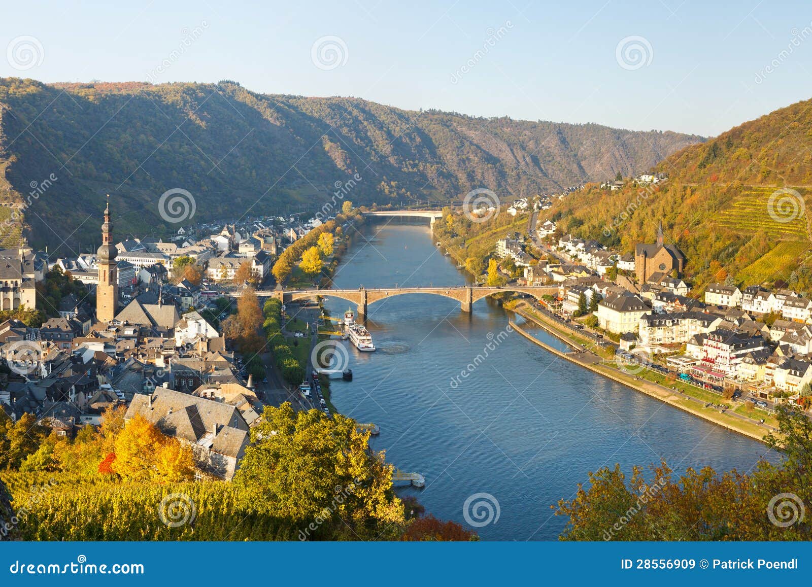 Cochem, Germany stock image. Image of landscape, river - 28556909