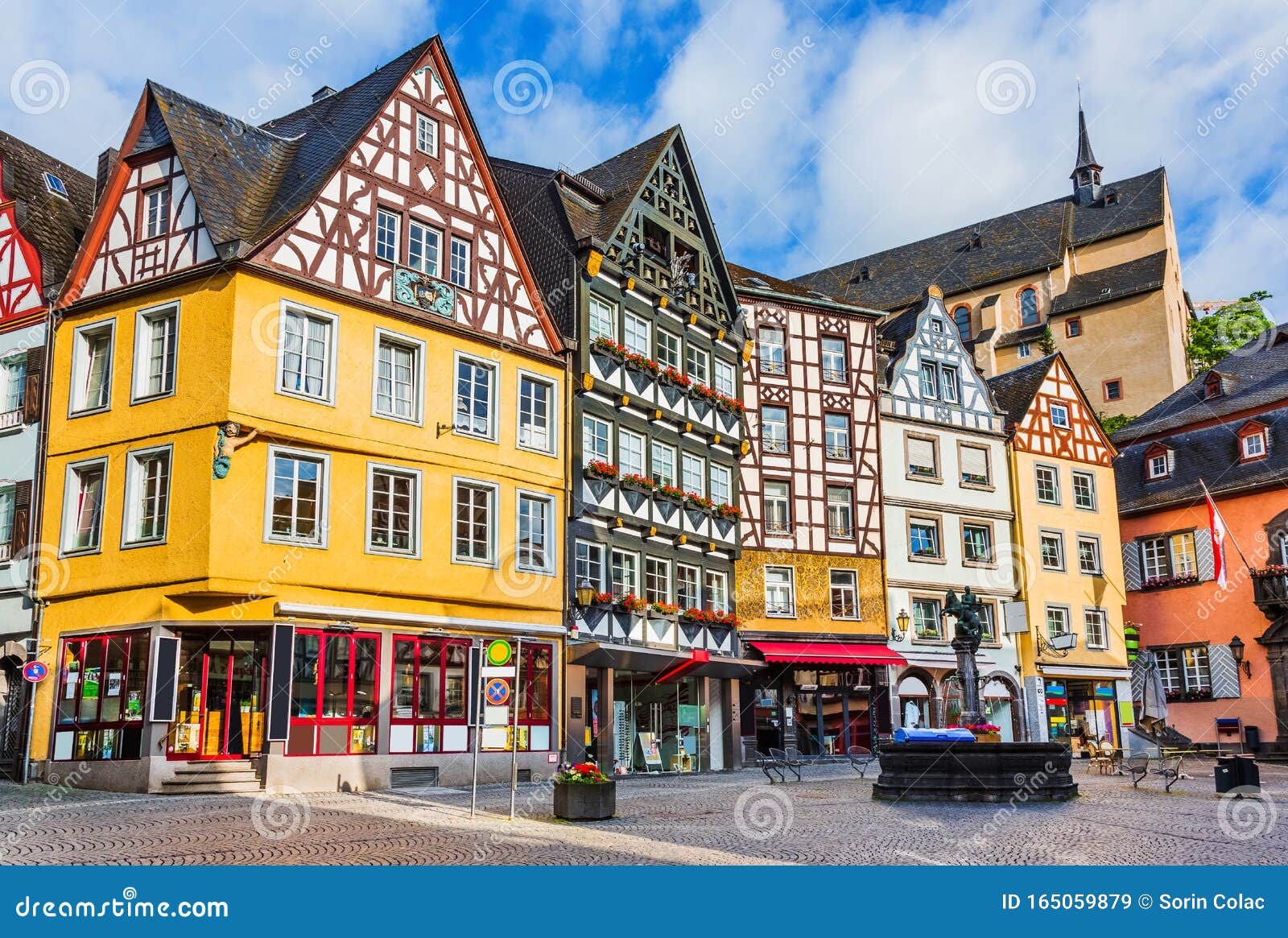 Cochem, Germany stock image. Image of moselle, historical - 165059879