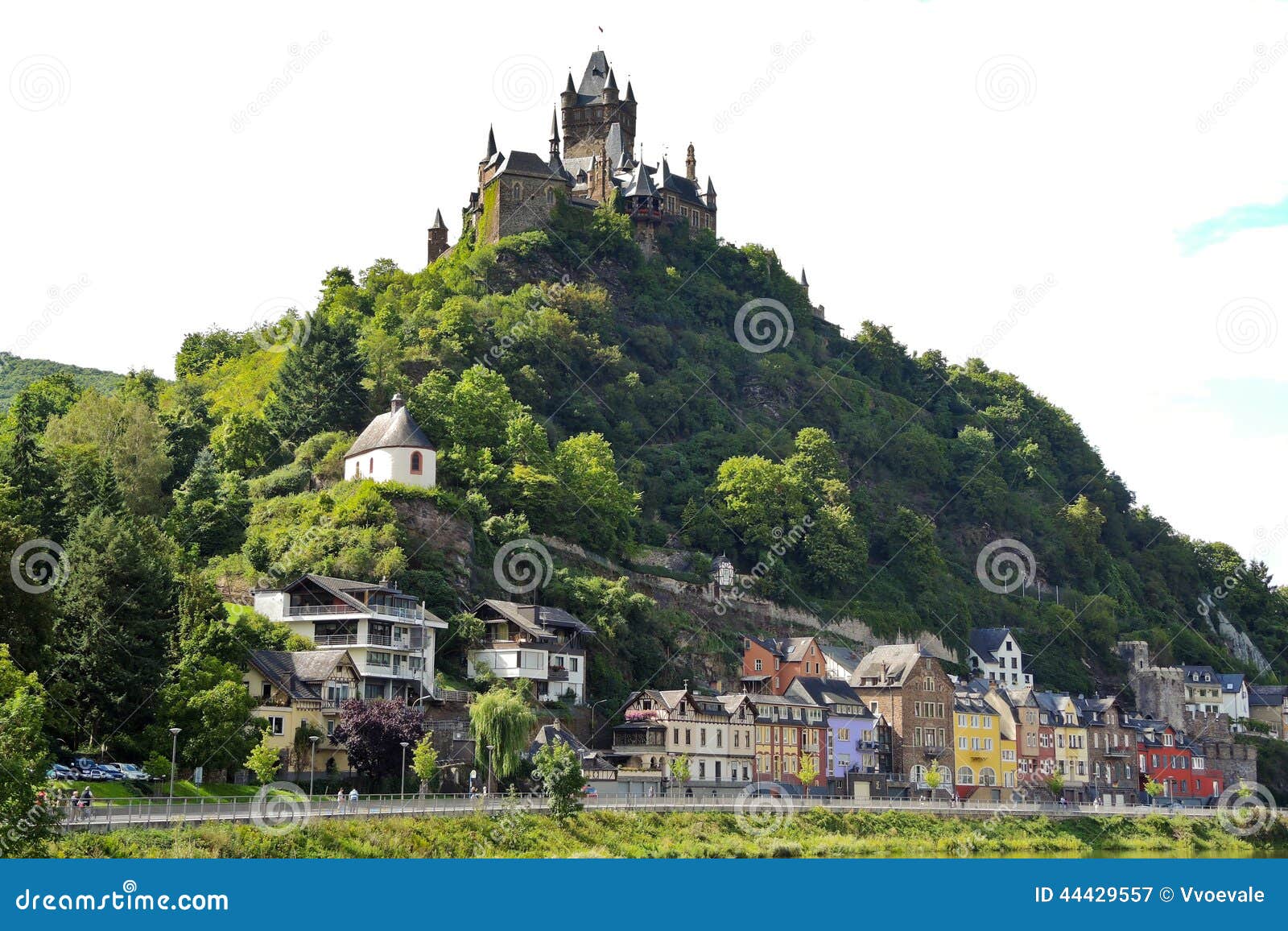 The Cochem Imperial Castle (Reichsburg), Germany. Royalty-Free Stock ...