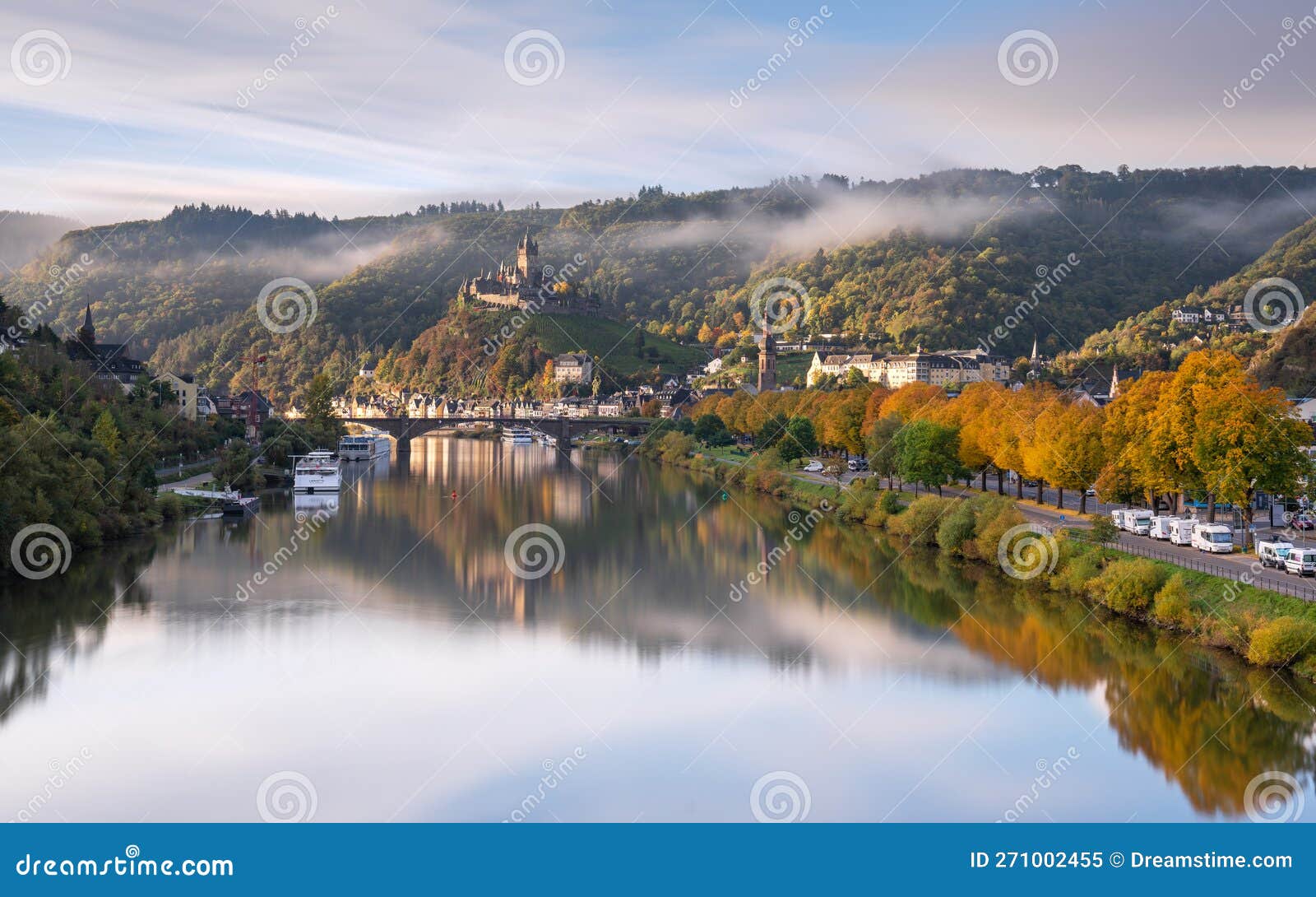 Cochem, Moselle, Germany editorial image. Image of eifel - 271002455