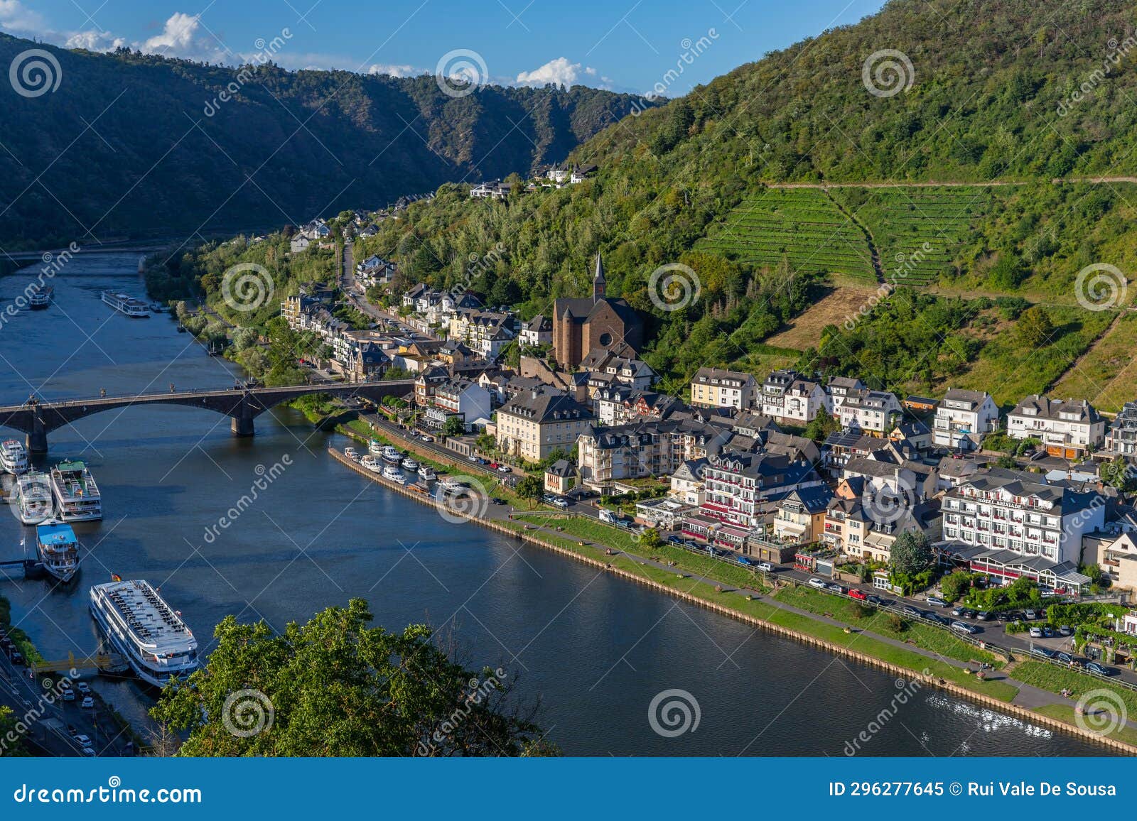 Cochem Old Town and Mosel River Editorial Image - Image of cohem ...