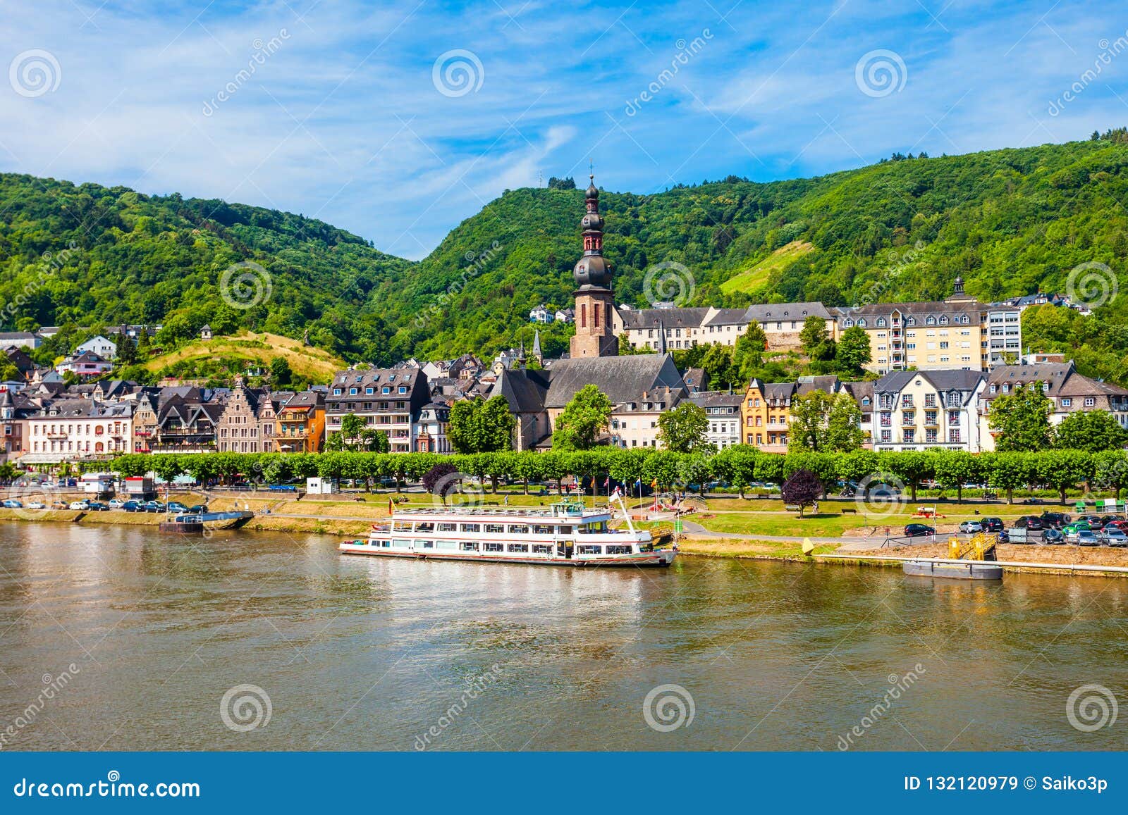 Cochem Oude Stad in Duitsland Stock Afbeelding - Image of rijn, rivier ...