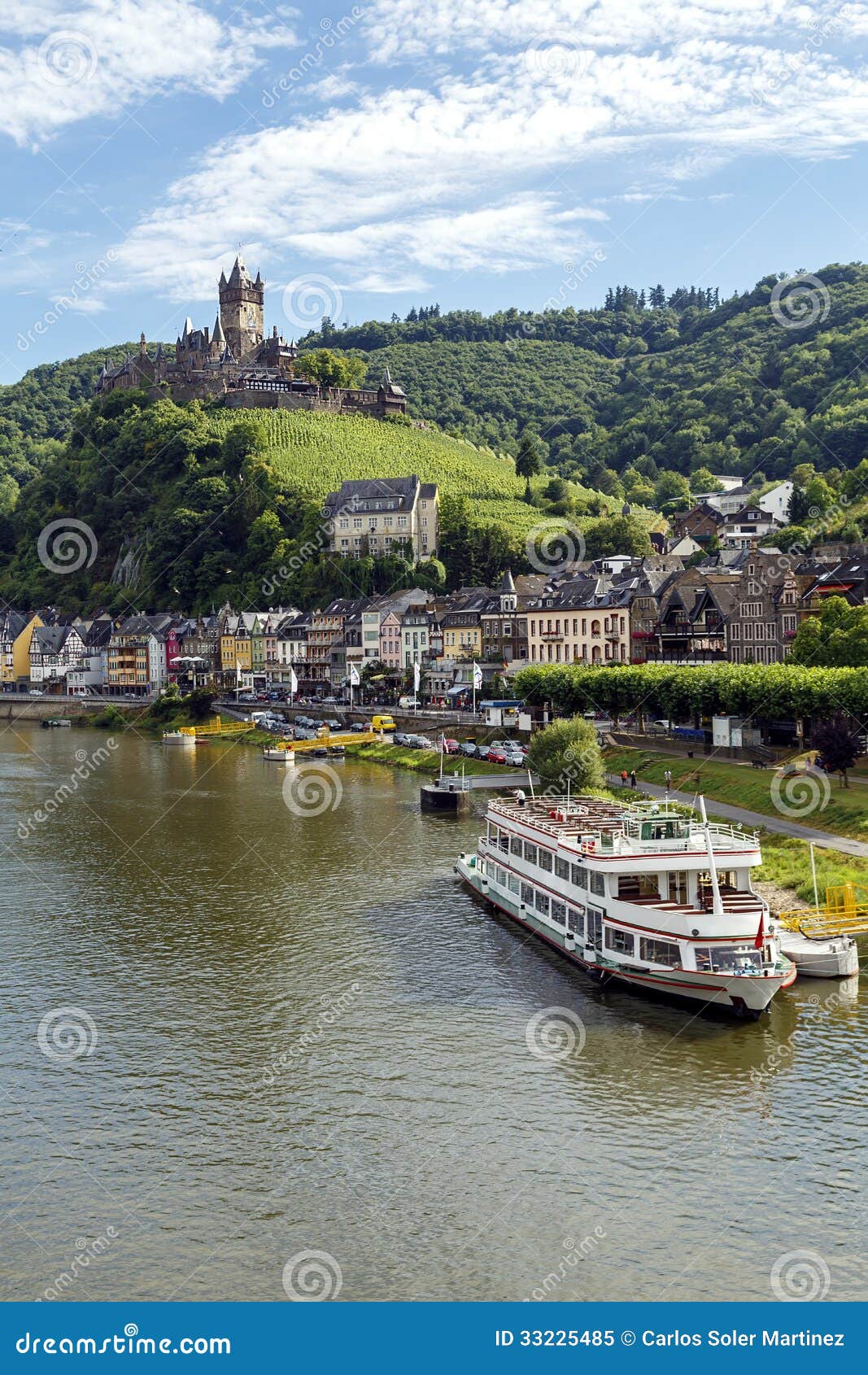 Cochen, Germany stock image. Image of medieval, mosel - 33225485