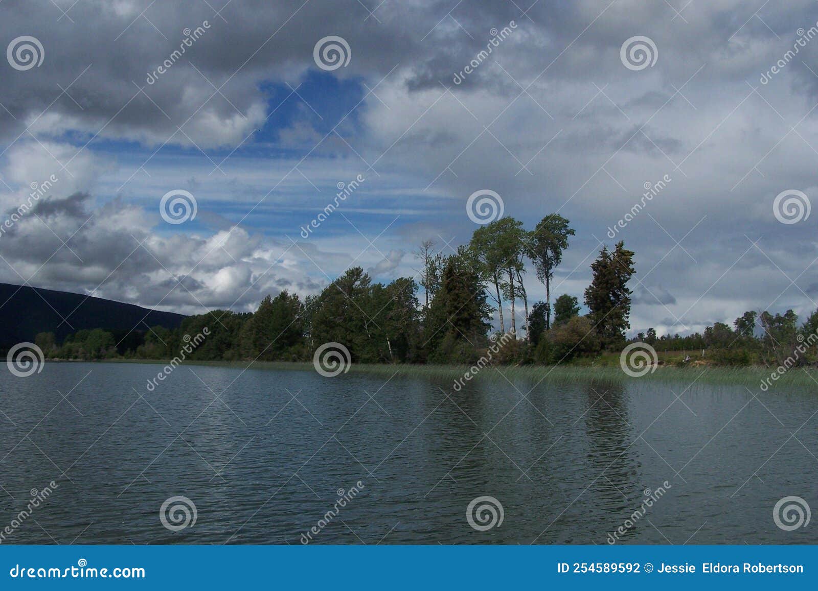 Cochin Lake - cloudscape stock photo. Image of area - 254589592