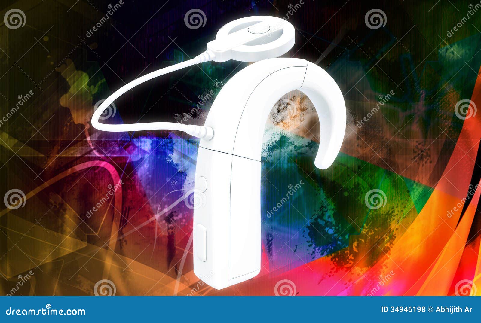 Cochlear Implant Diagram Medical Science Vector Illustration ...