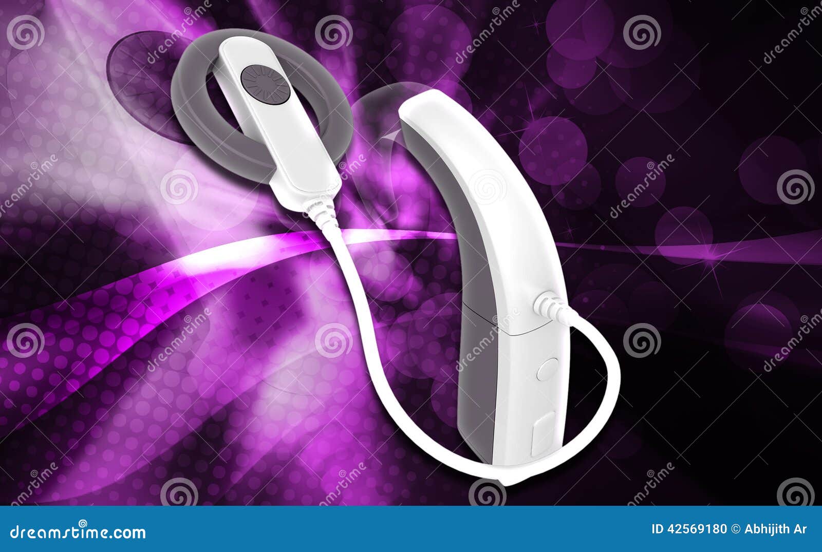 Cochlear Implant Diagram Medical Science Royalty-Free Cartoon ...