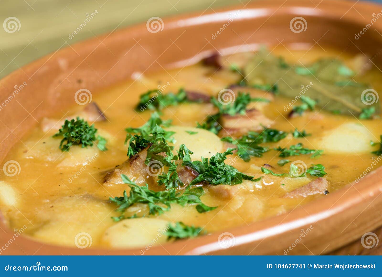 Cocina Polaca Tradicional - Beanss Cocidos Imagen de archivo - Imagen ...