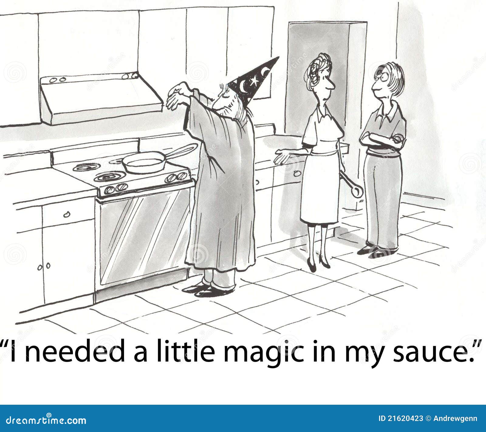 Cocina Que Cocina La Historieta Stock de ilustración - Ilustración de ...