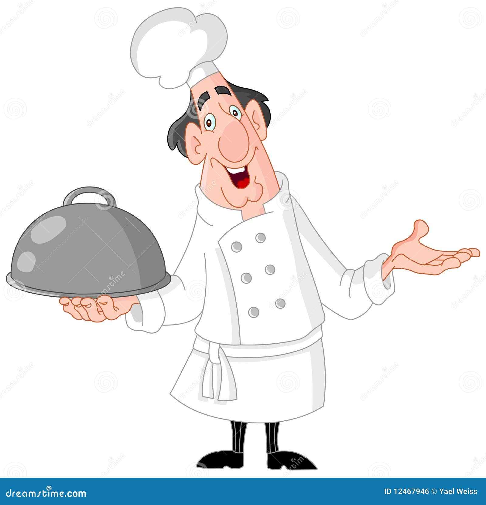 Cocinero ilustración del vector. Ilustración de italiano - 12467946