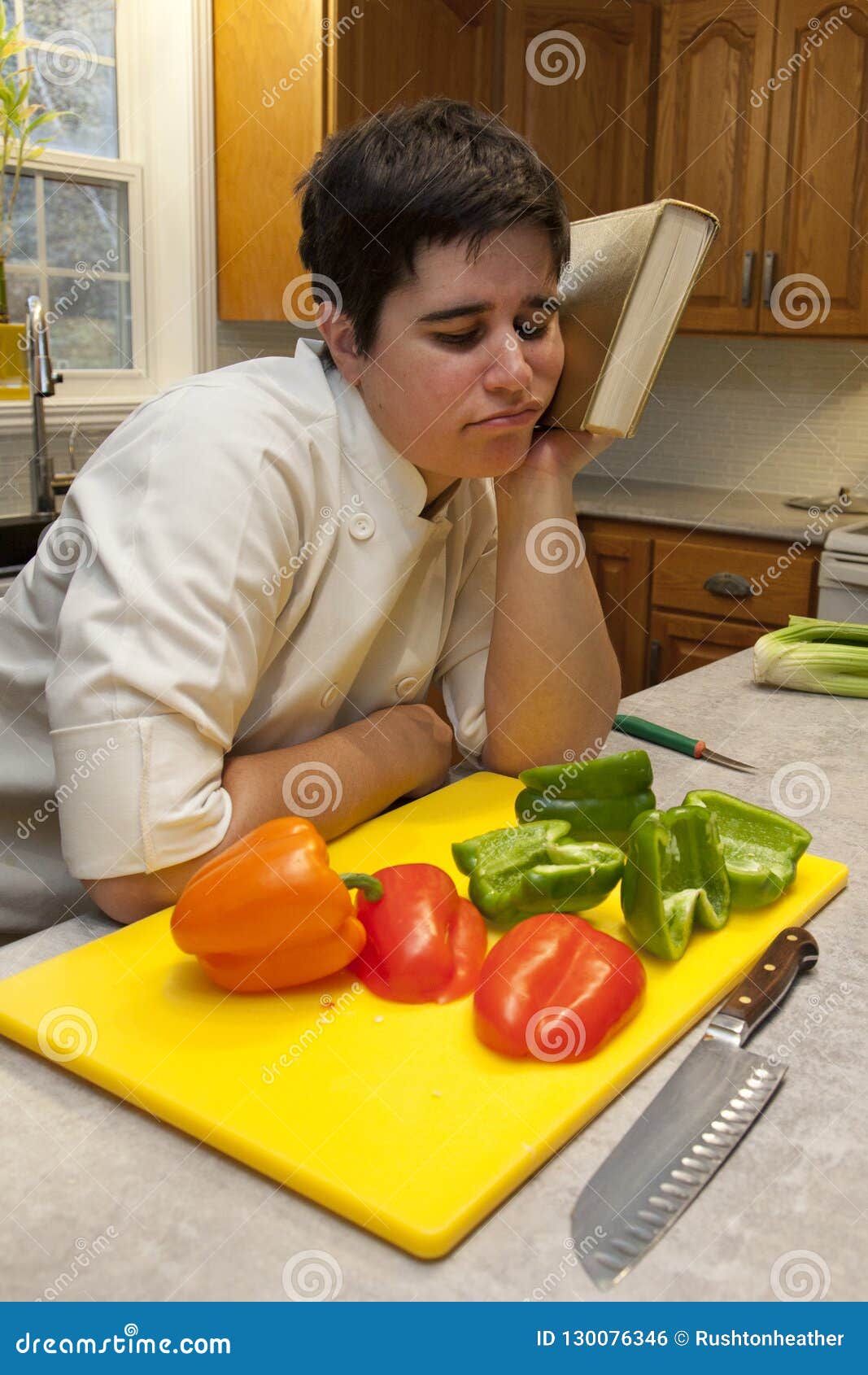 Cocinero Deprimido O Triste Foto de archivo - Imagen de equipo ...