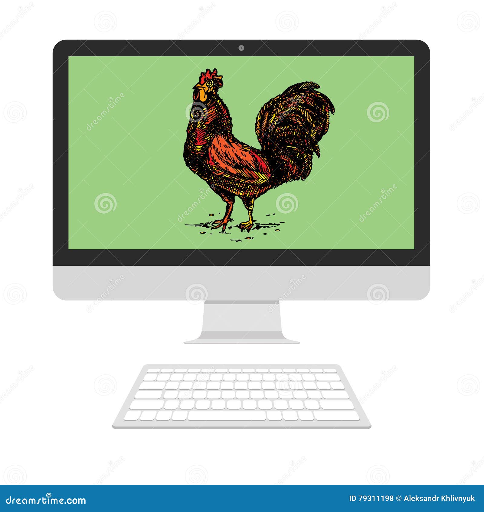 On screen stock illustration. Illustration of icon, abstract - 79311198