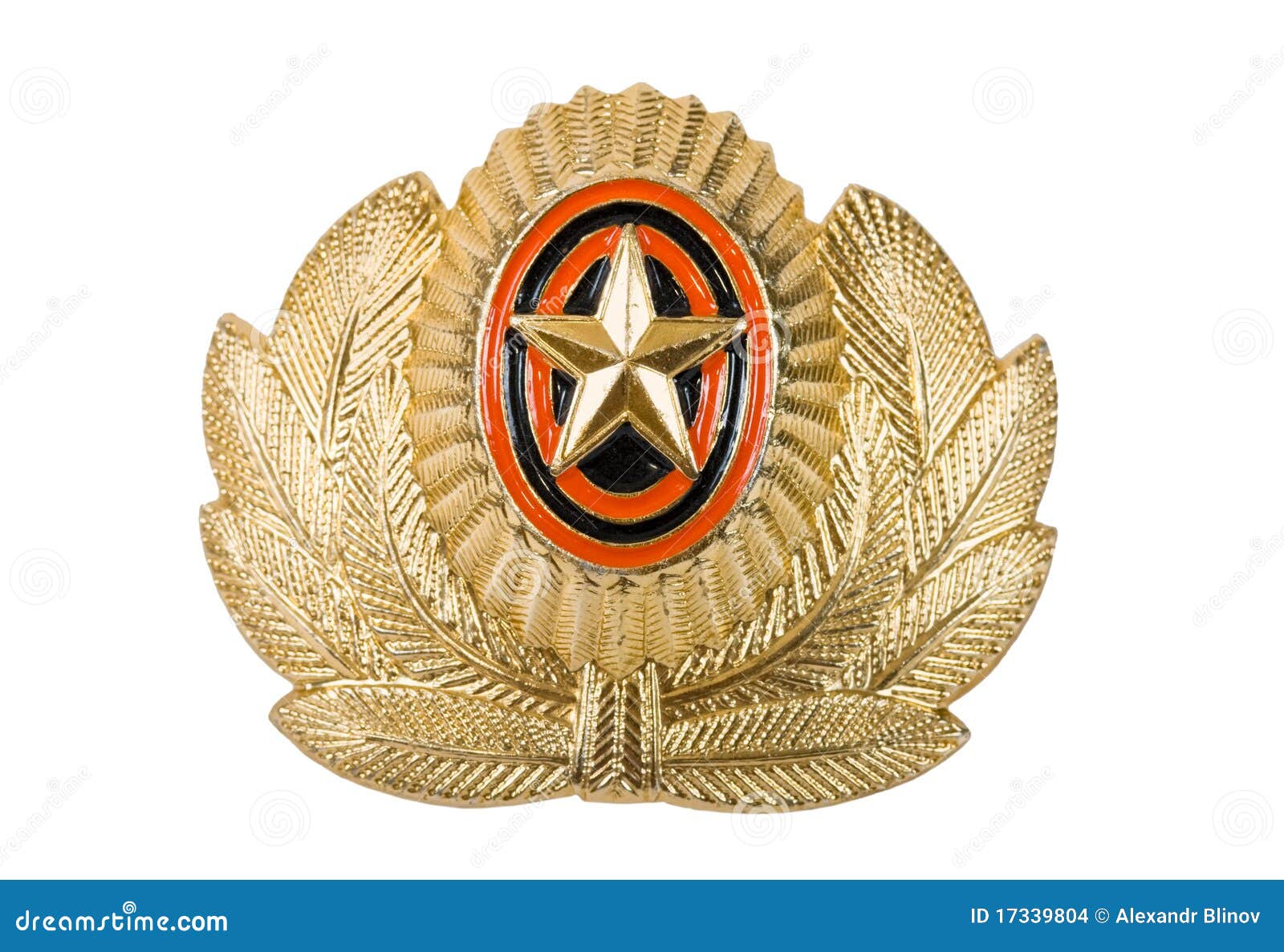 Cockade Russian Army Officer Stock Photo - Image of symbol, ensign ...