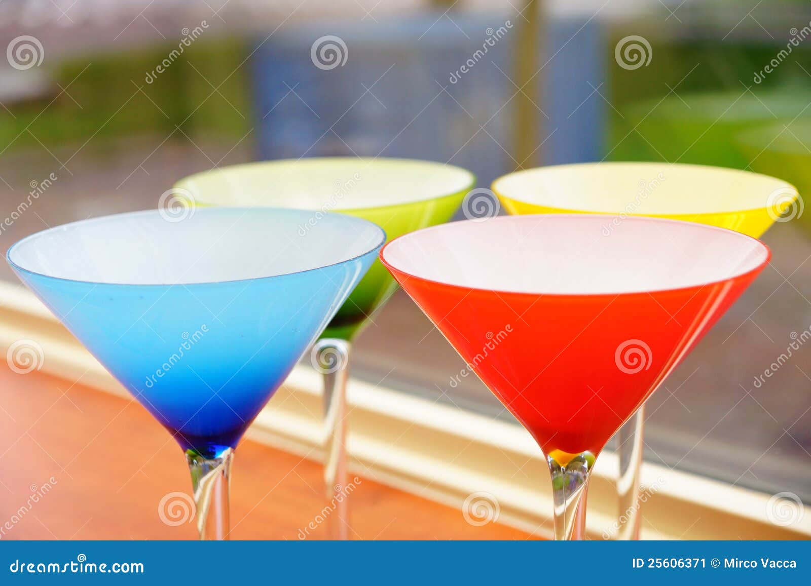 Cockail glasses stock image. Image of variation, glasses - 25606371