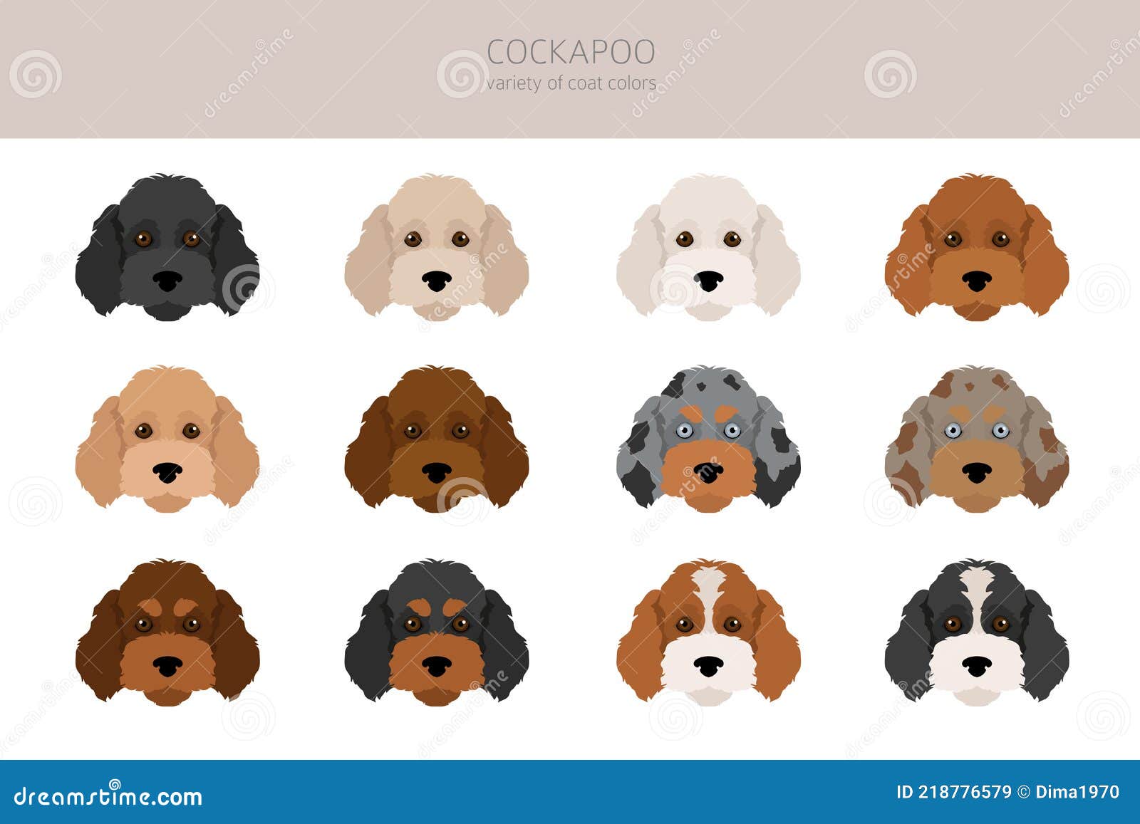 Cockapoo Vector Stock Illustrations – 97 Cockapoo Vector Stock ...