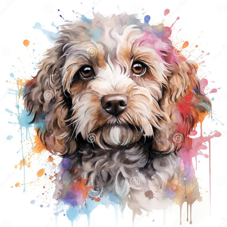 Cockapoo stock illustration. Illustration of design - 328676005