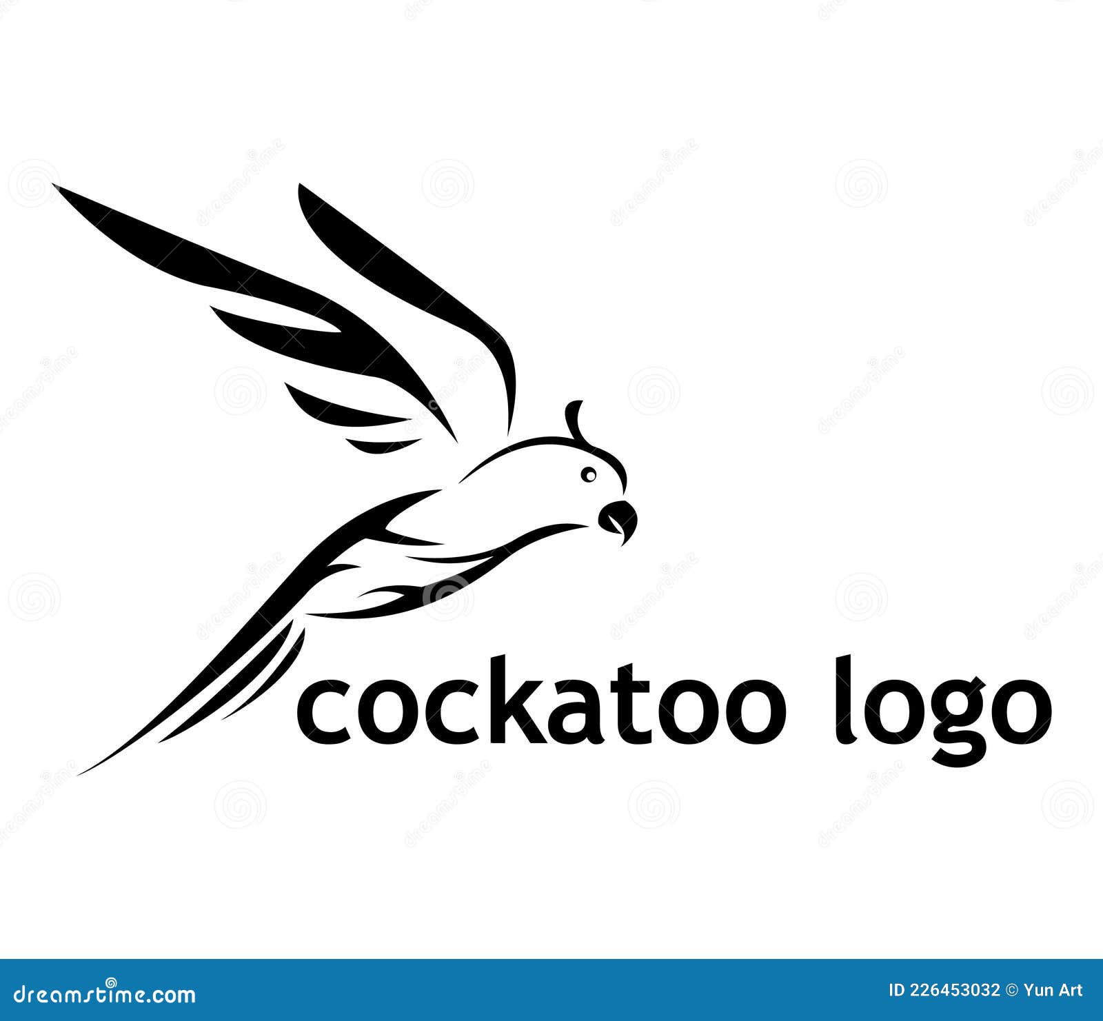 Cockatoo, Vector Logo Template Image, Trendy, Simple, Attractive Stock ...
