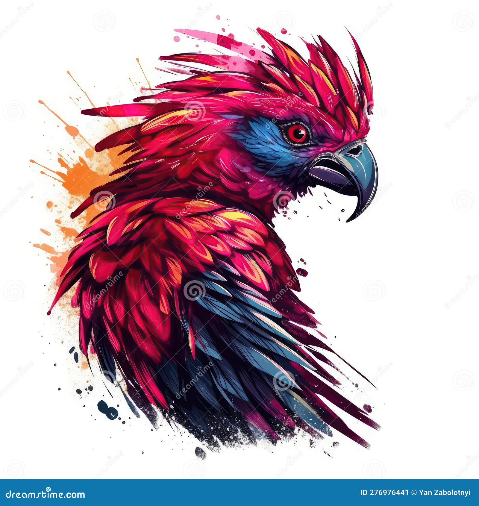 Cockatrice Silhouette Ancient Mythology Fantasy Cartoon Vector ...