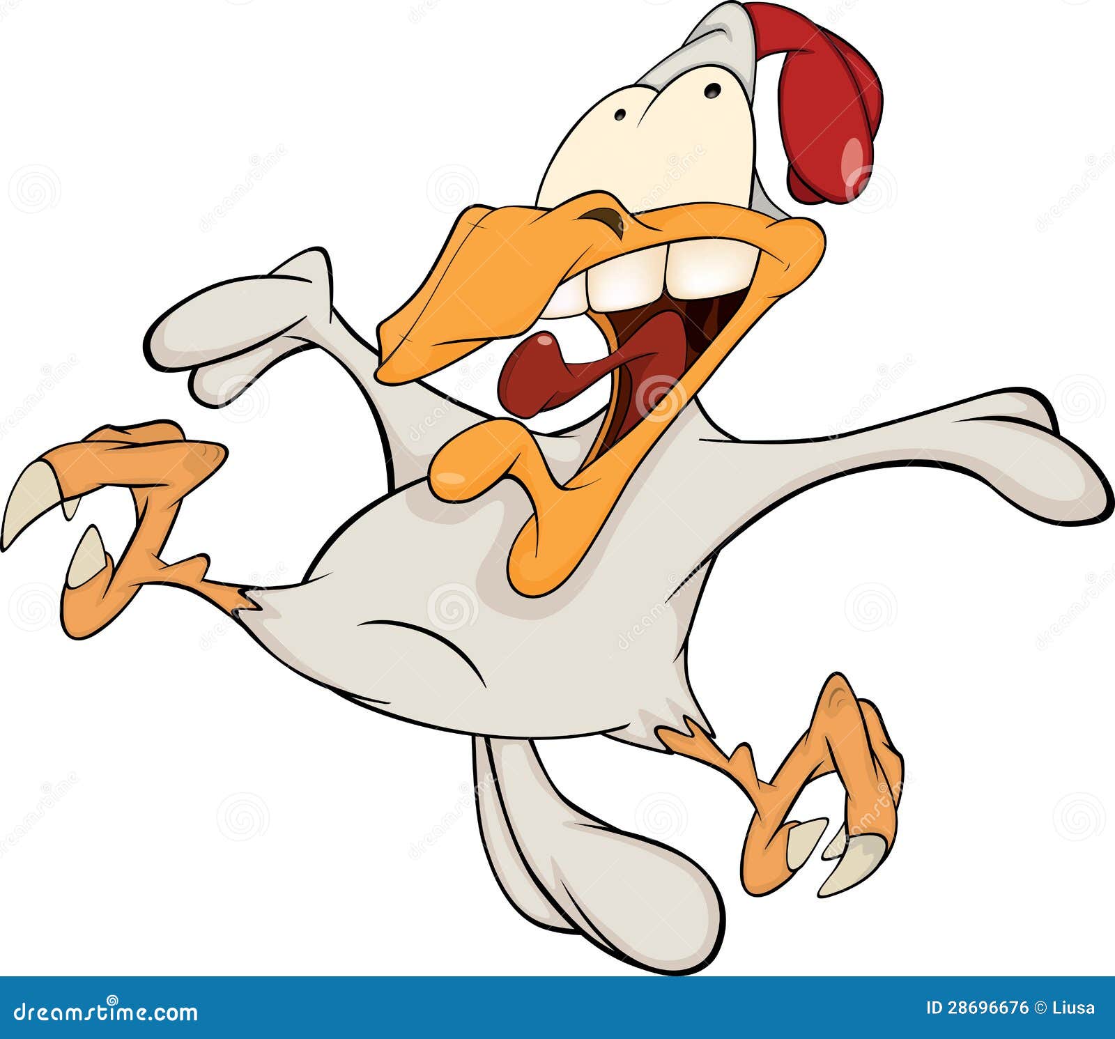 Cockerel. Cartoon stock vector. Illustration of singer - 28696676