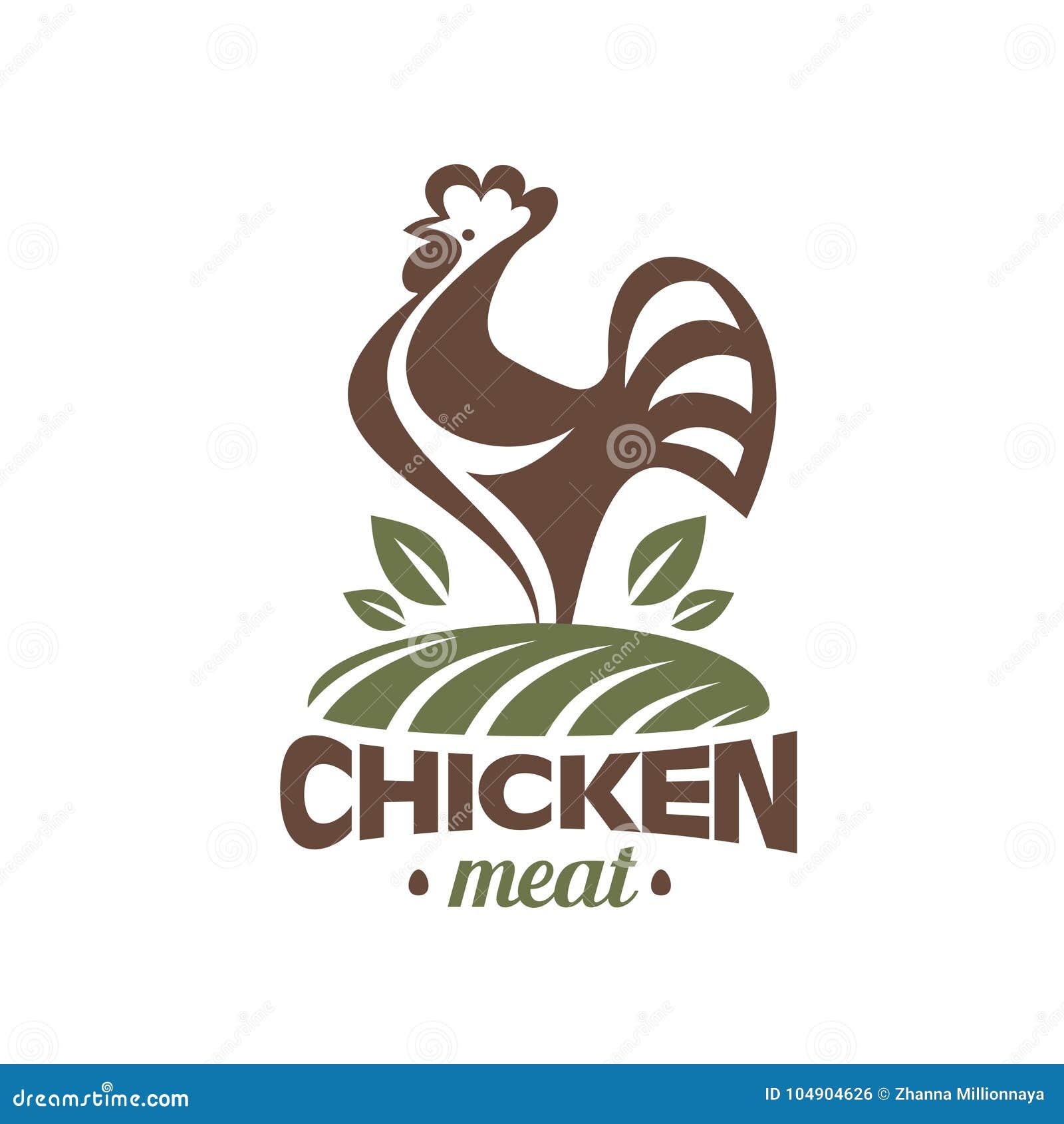 Chicken Logo, A Soft Chicken Shape To Describe A Flexible Product ...