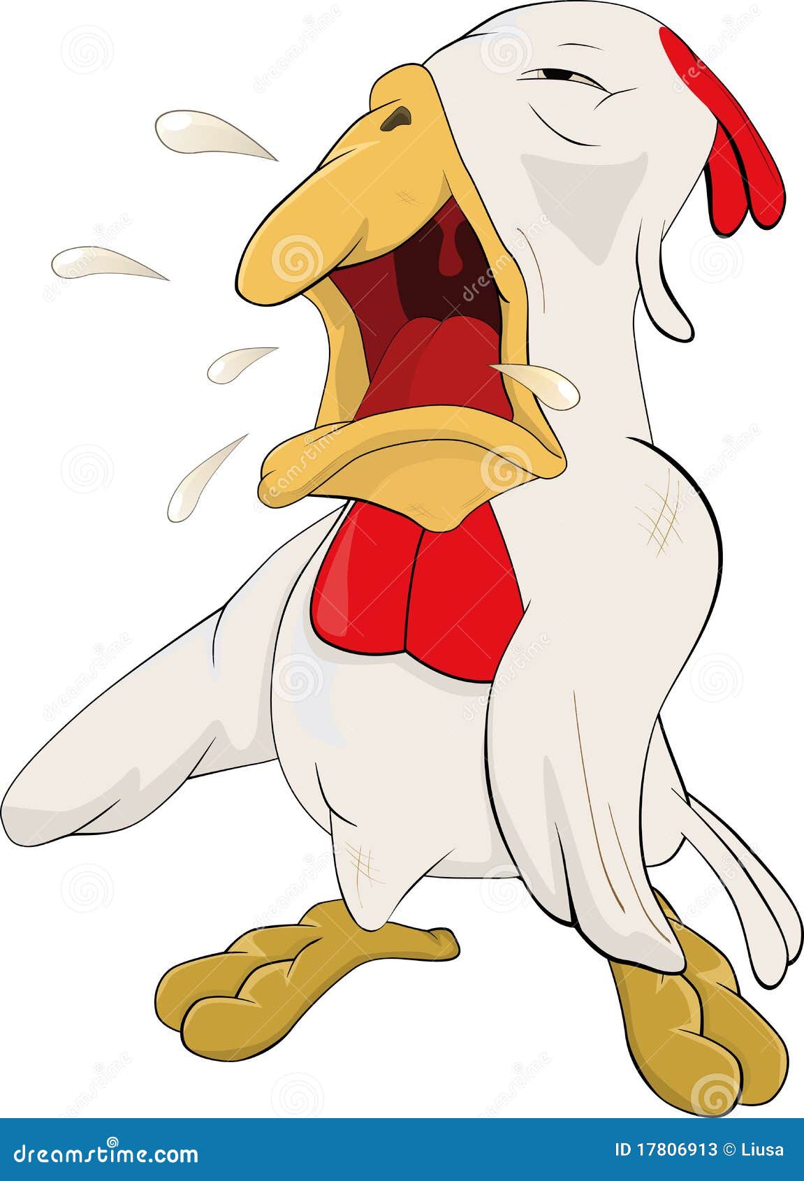 Cockerel and tears stock vector. Illustration of animals - 17806913