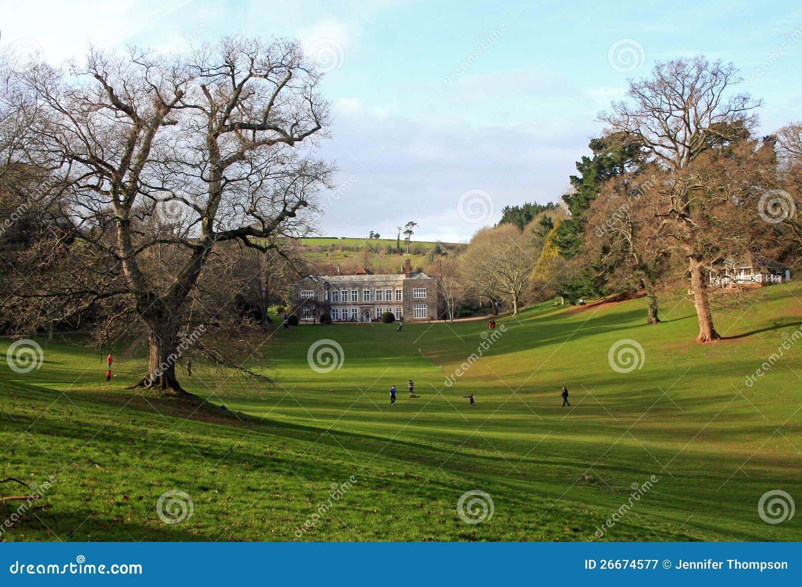 Cockington Court stock image. Image of grounds, hall - 26674577