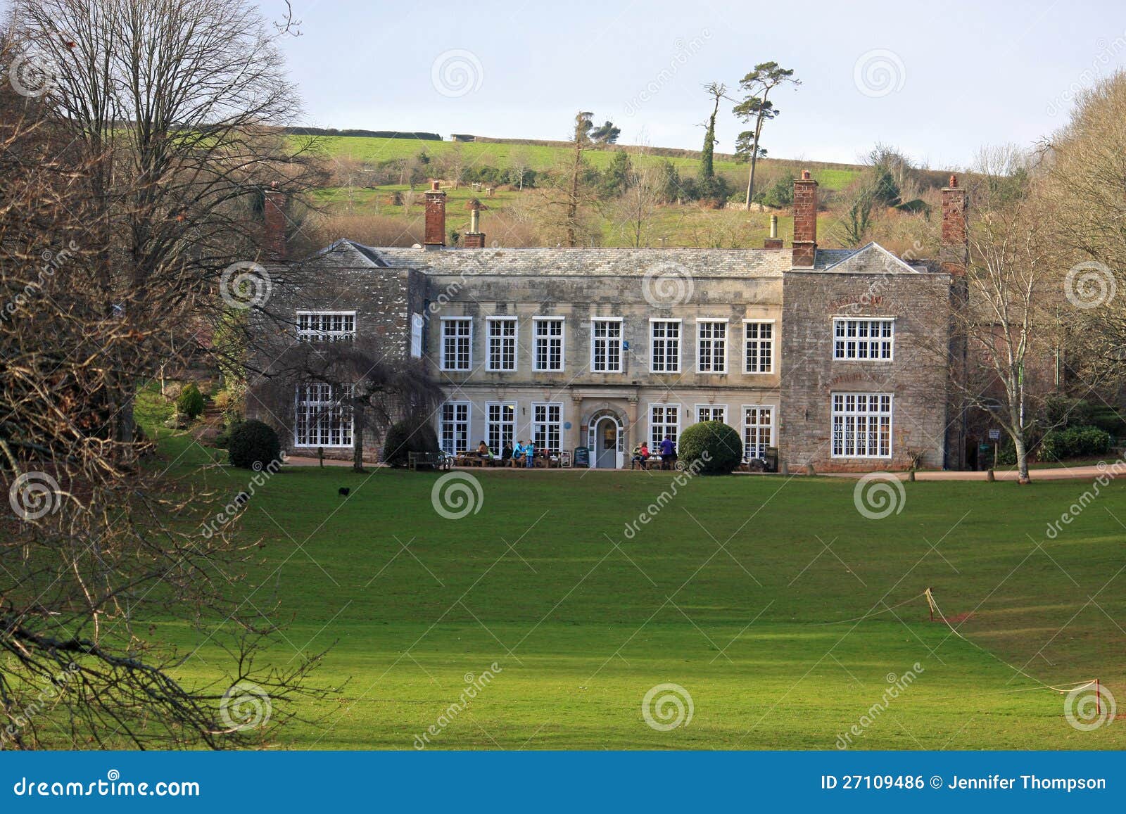 Cockington Court stock photo. Image of court, road, thatched - 27109486