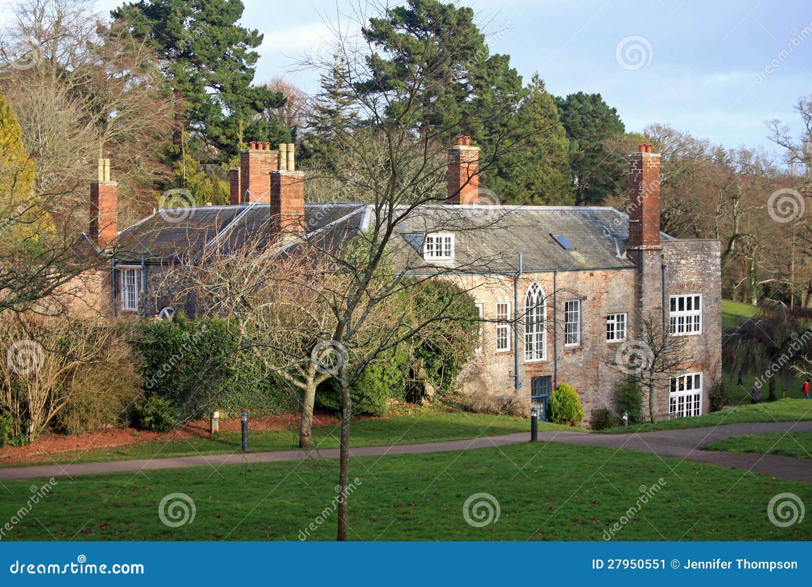 Cockington Court stock image. Image of grass, devon, village - 27950551