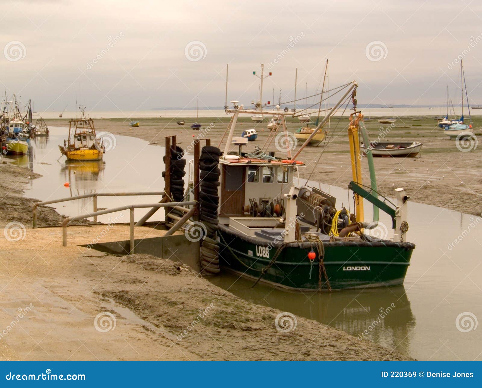 Cockle Boats stock image. Image of cockles, coast, caught - 220369
