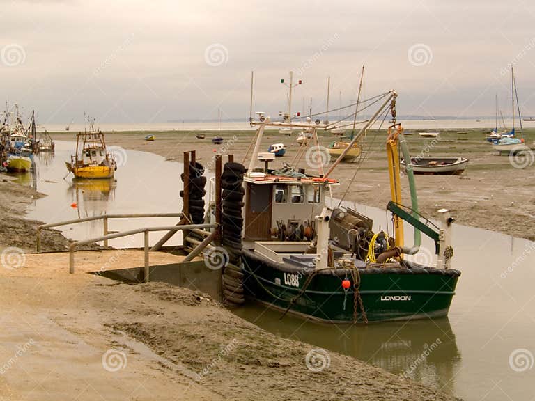 Cockle Boats stock image. Image of cockles, coast, caught - 220369