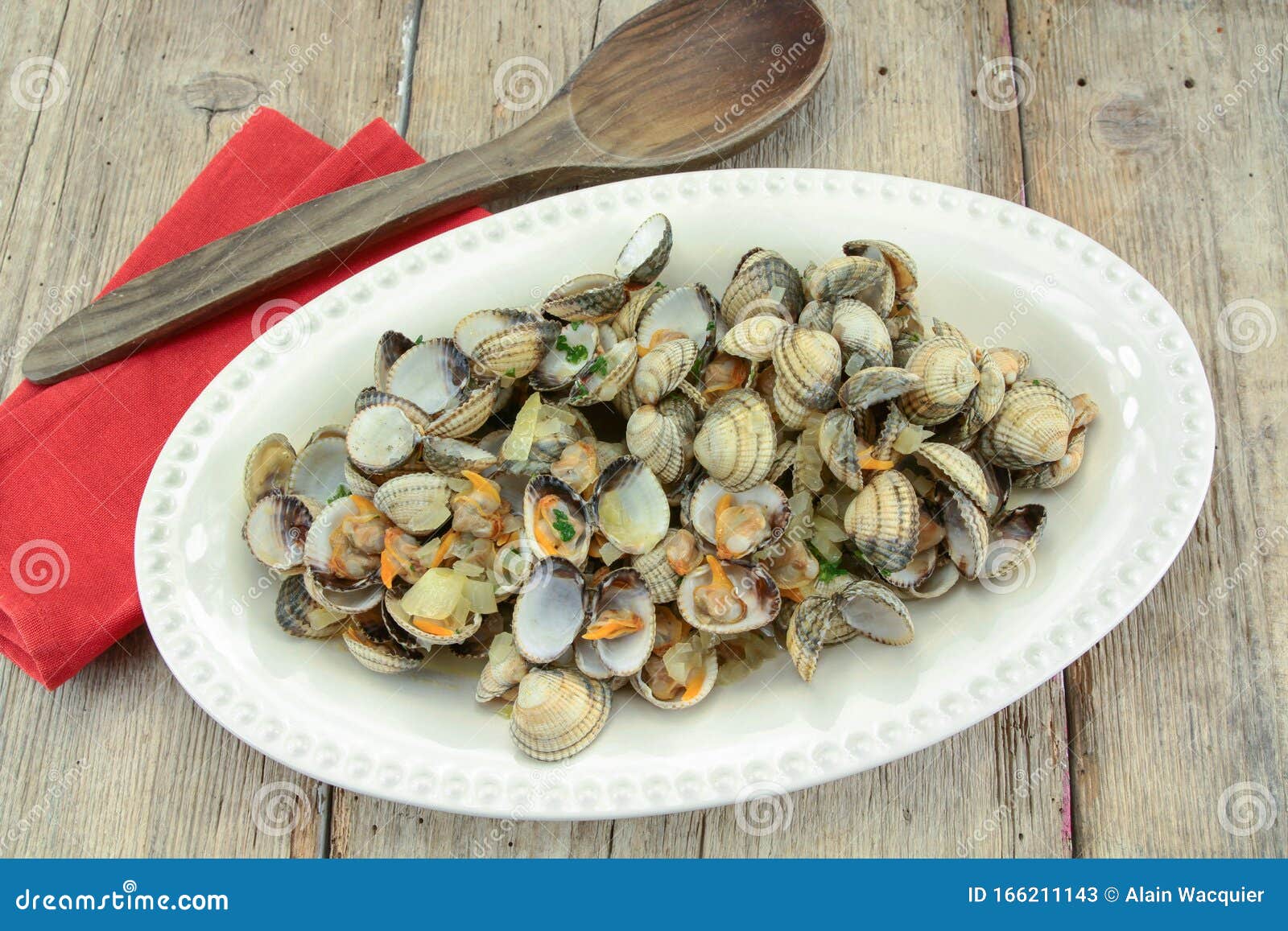 Cooked cockles stock image. Image of scallop, seafood - 166211143