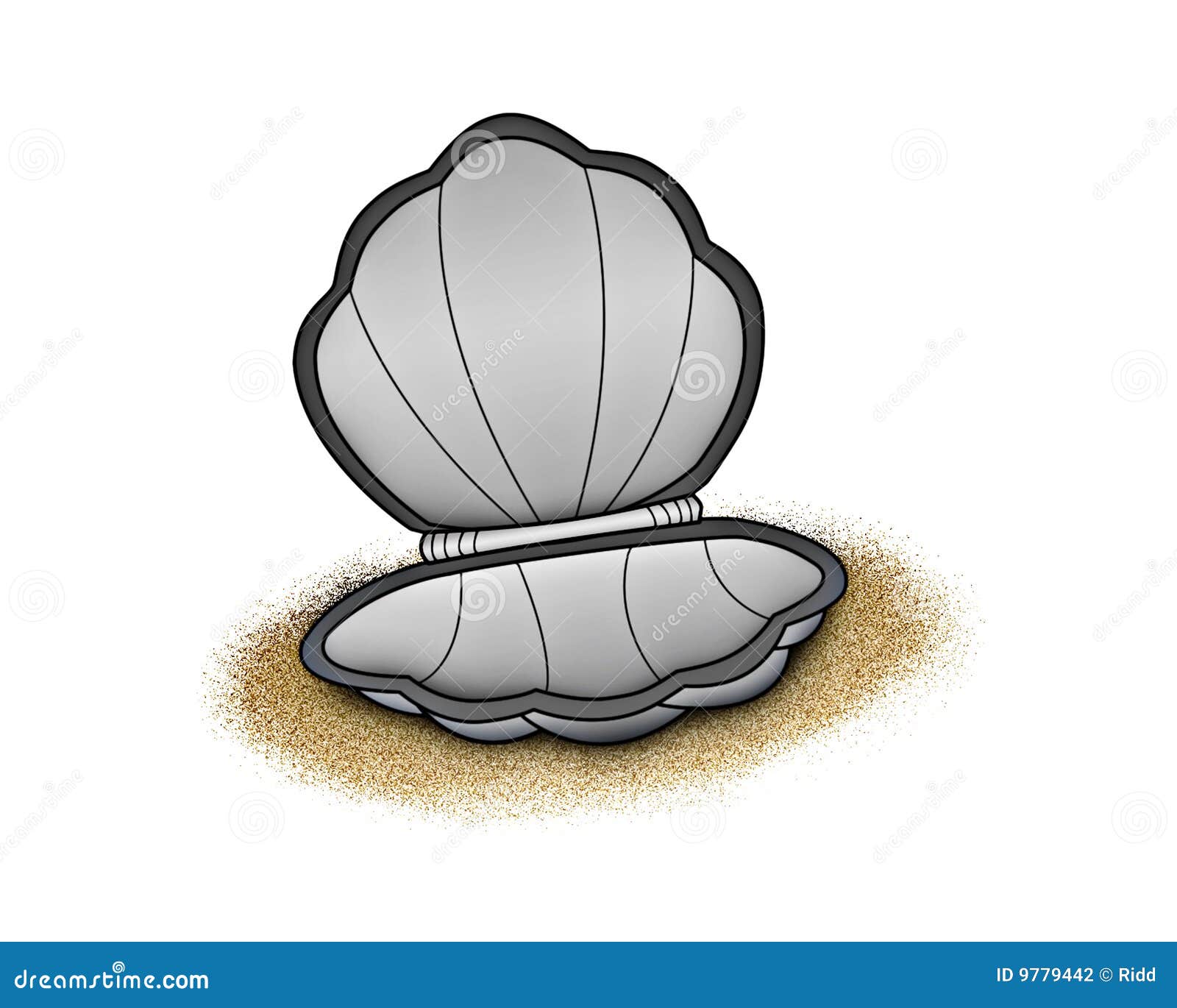 Cockleshell stock illustration. Illustration of person - 9779442