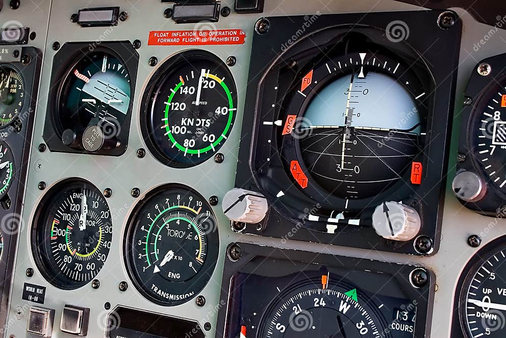 Cockpit stock photo. Image of mileage, compass, board - 1375730