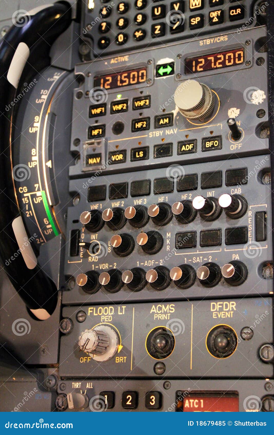 Cockpit stock image. Image of display, analogue, aerospace - 18679485