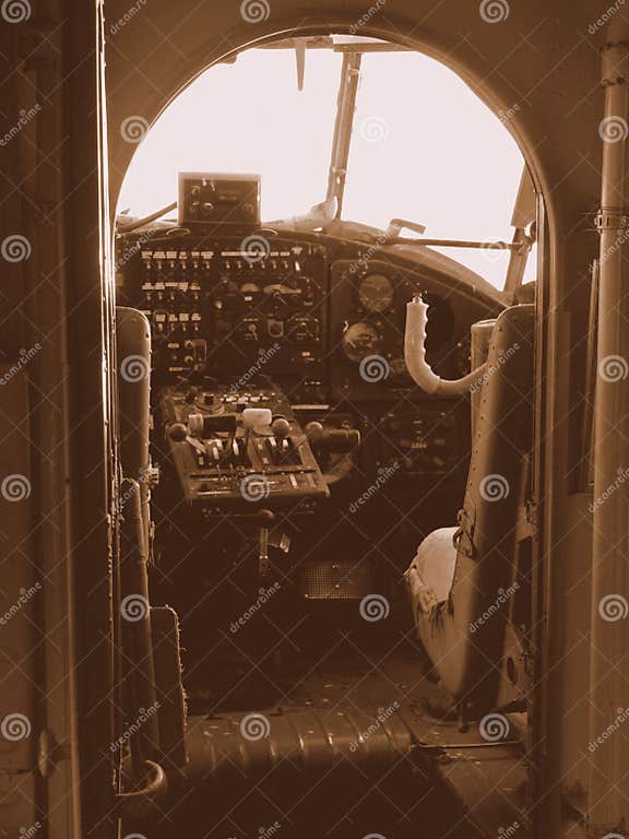 Cockpit stock image. Image of controls, russian, engine - 2062769