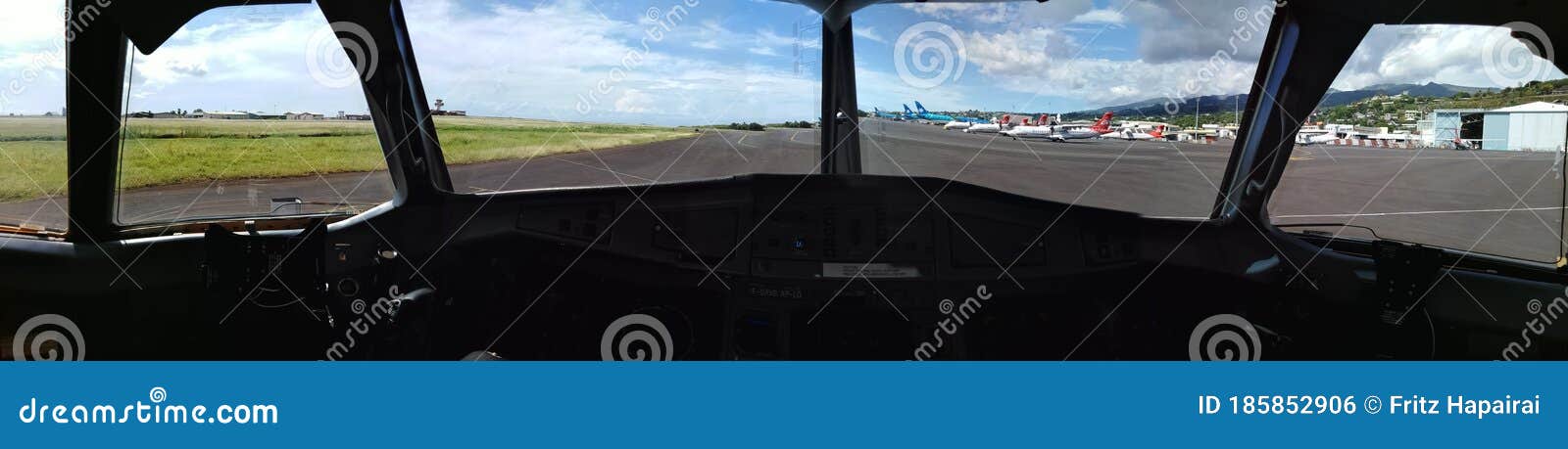 On cockpit atr 42-600 2020 stock photo. Image of wall - 185852906