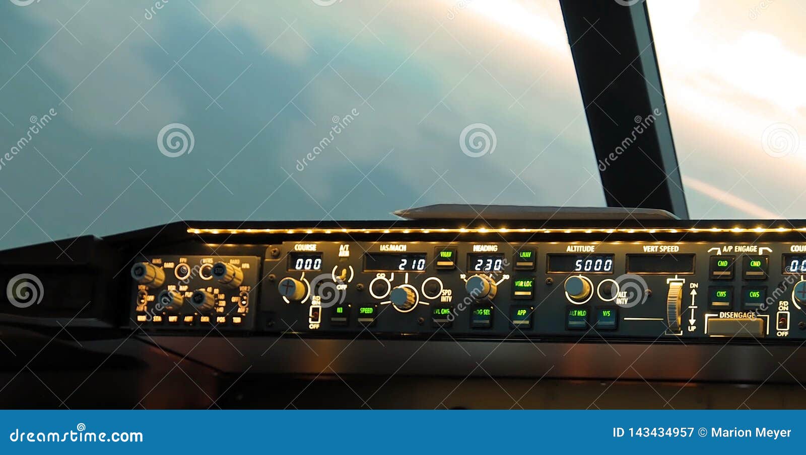 Cockpit Of A Boeing 737 Airplane Editorial Photo | CartoonDealer.com ...