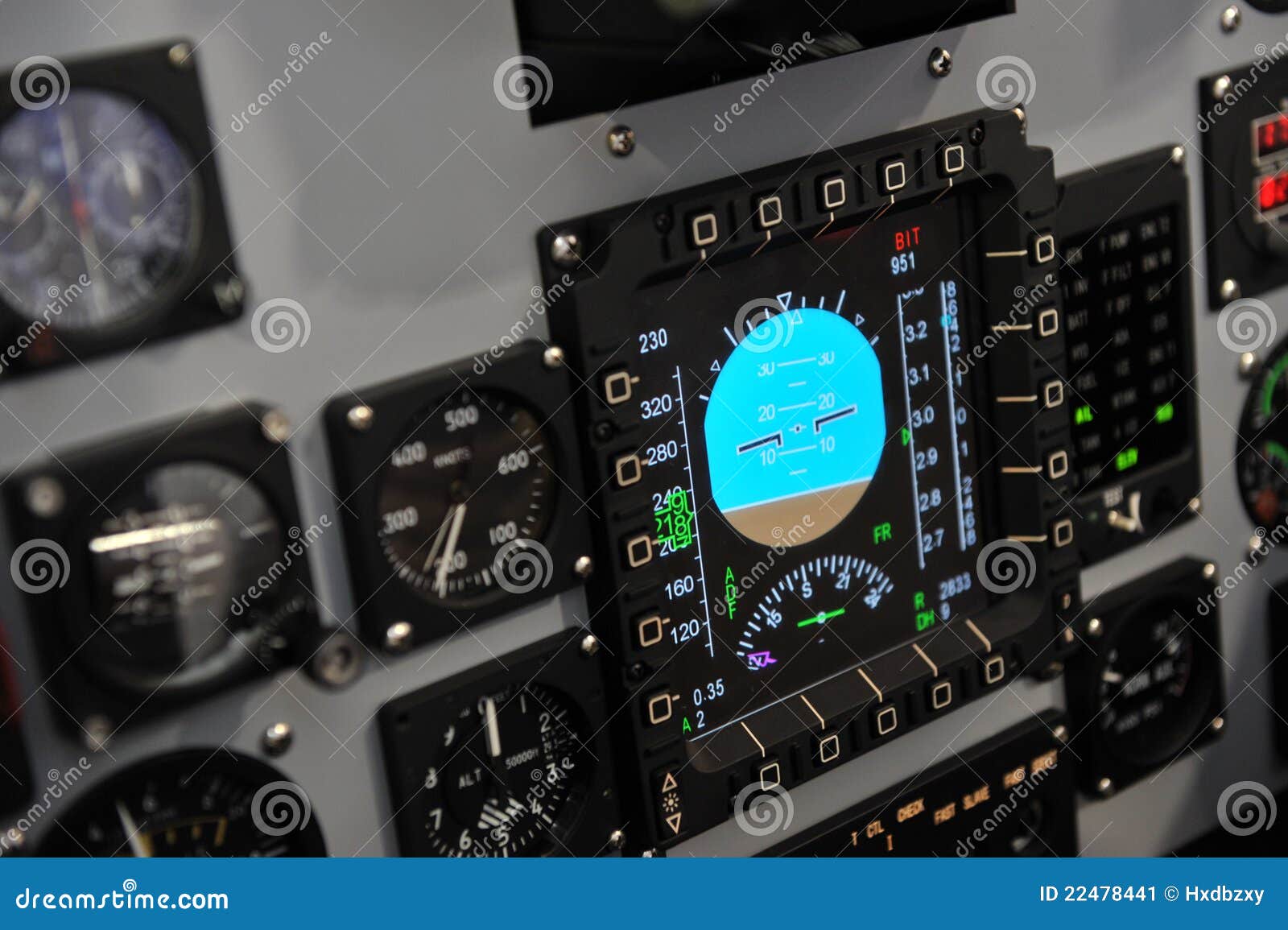 Cockpit control stock image. Image of gauge, instrument - 22478441