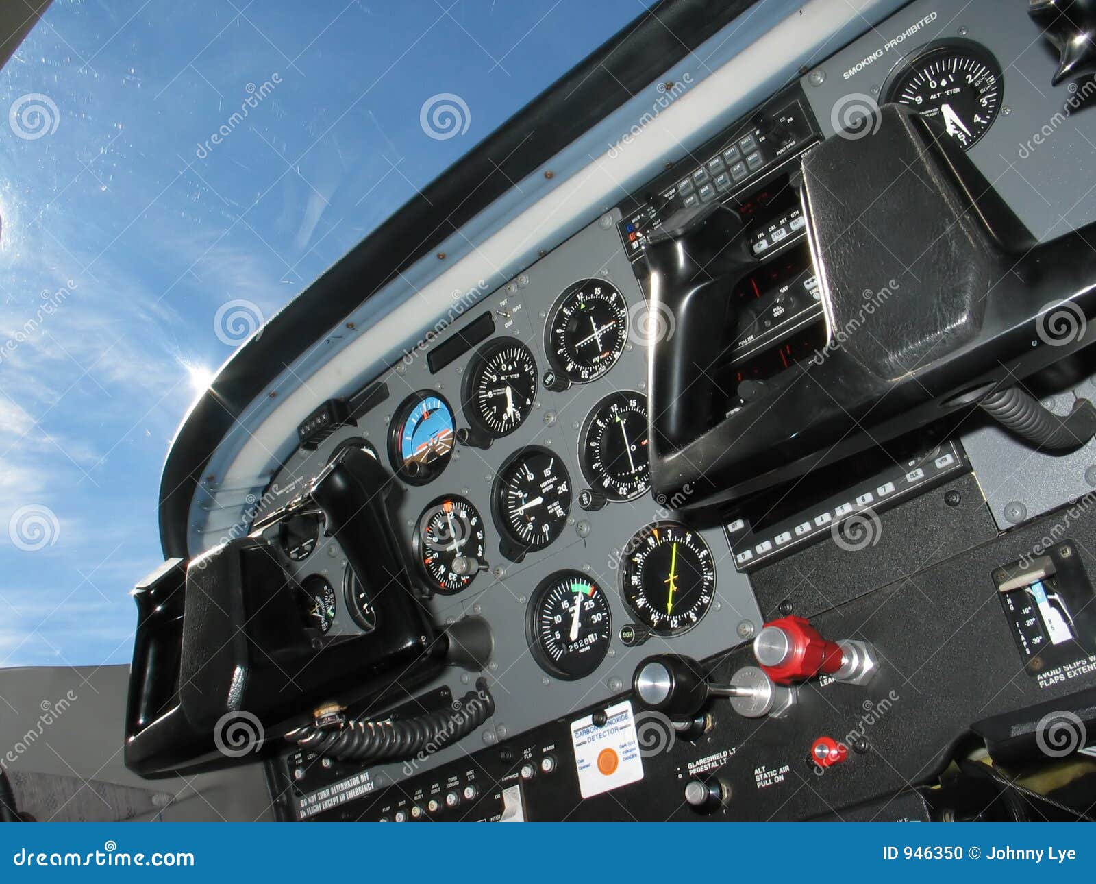 Cockpit Control stock photo. Image of elevation, hand, rush - 946350