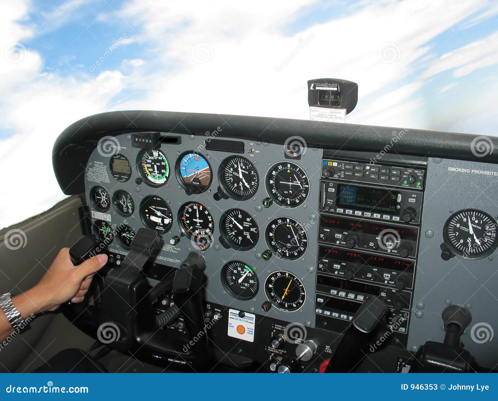 Cockpit Control stock image. Image of control, pilot, elevation - 946353