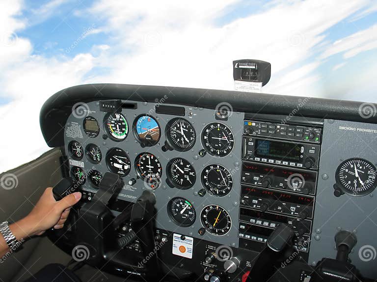 Cockpit Control stock image. Image of control, pilot, elevation - 946353