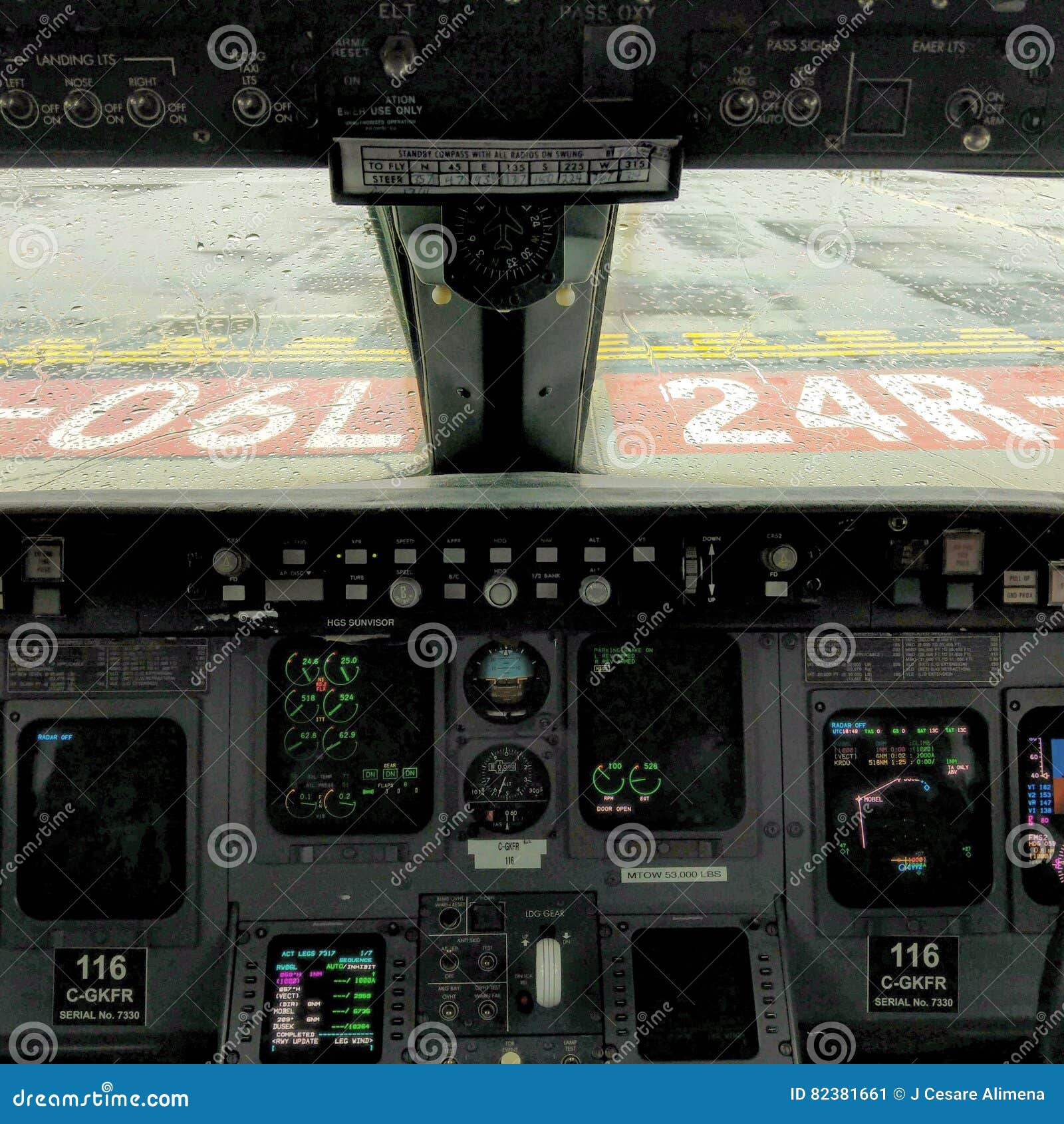 Cockpit Crj 200 Editorial Photo Image Of Flight Cockpit 82381661