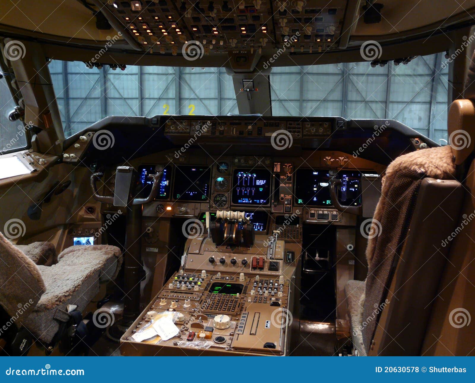 Cockpit jet stock photo. Image of glass, display, deck - 20630578