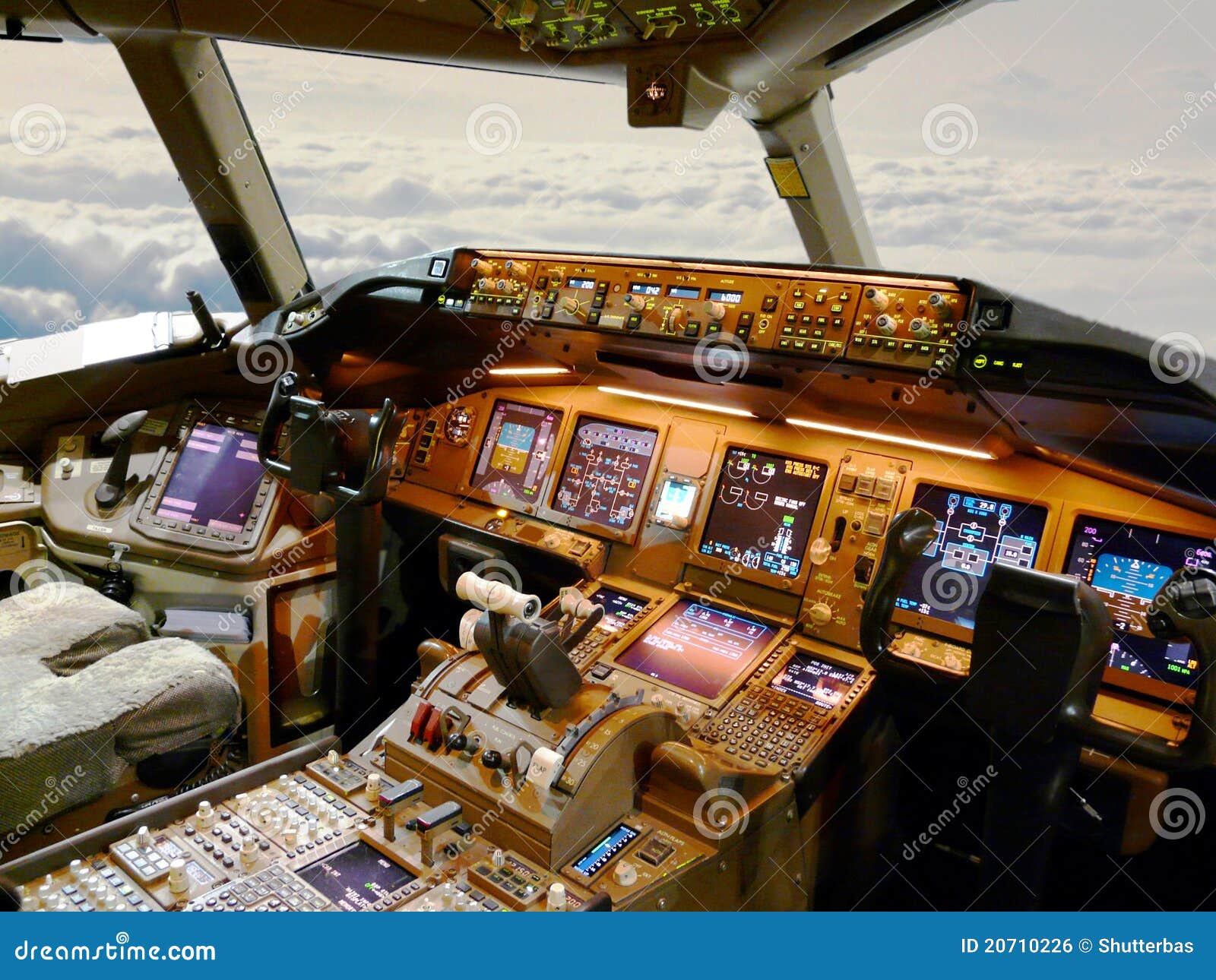 Cockpit jet stock photo. Image of aircraft, cockpit, deck - 20710226