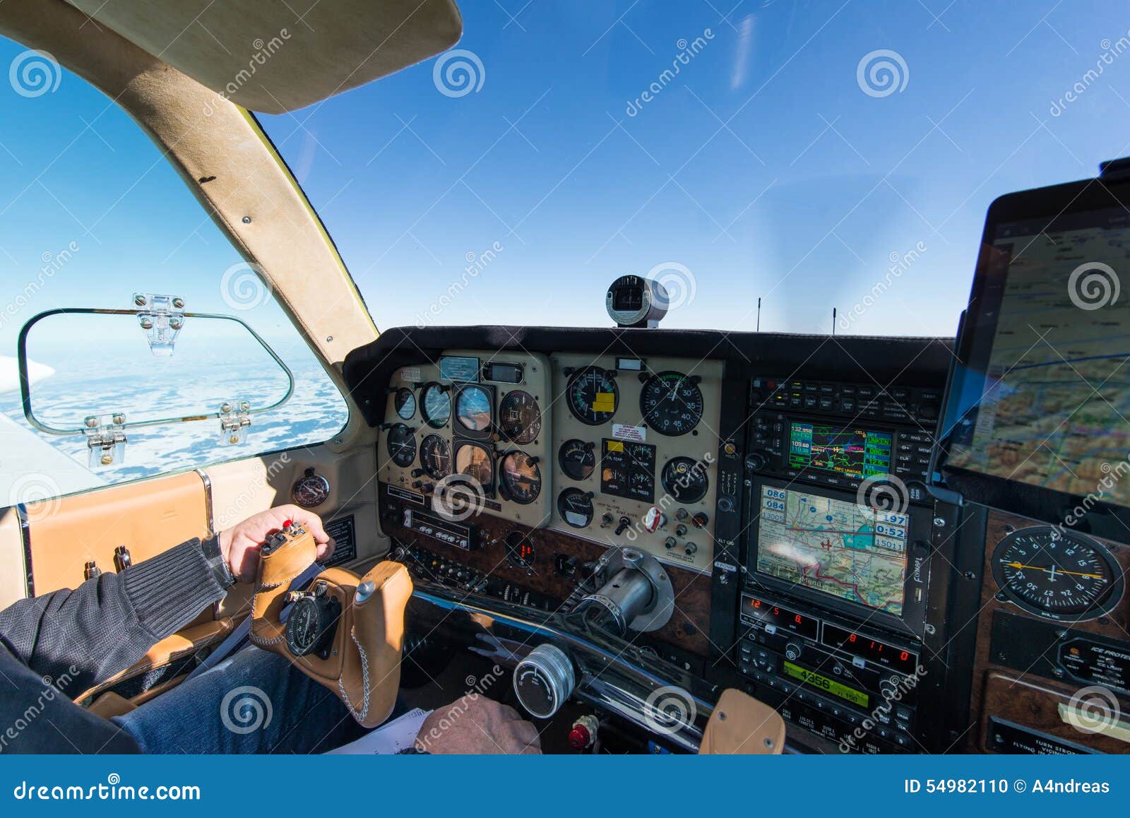 Cockpit of Old Propeller Airplane Editorial Image - Image of navigation ...