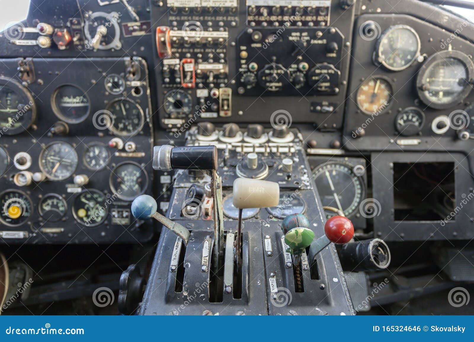 Cockpit of an Old Russian Plane Editorial Photo - Image of flying ...